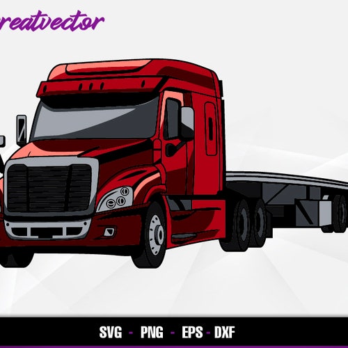 Semi Truck Dxf Svg Png Files Semi Truck Wall Art - Etsy Singapore