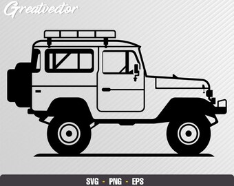 Land Cruiser Namib L EPS SVG PNG Dxf L Vector Art | Etsy