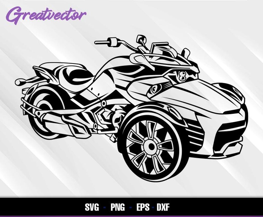 2024 Spyder F3-S L EPS - SVG - PNG - Dxf L Vector Art - Etsy