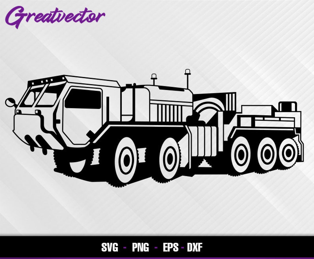 Oshkosh Lvsr MKR15 Heavy Wrecker L EPS - SVG - PNG - Dxf L Vector Art ...