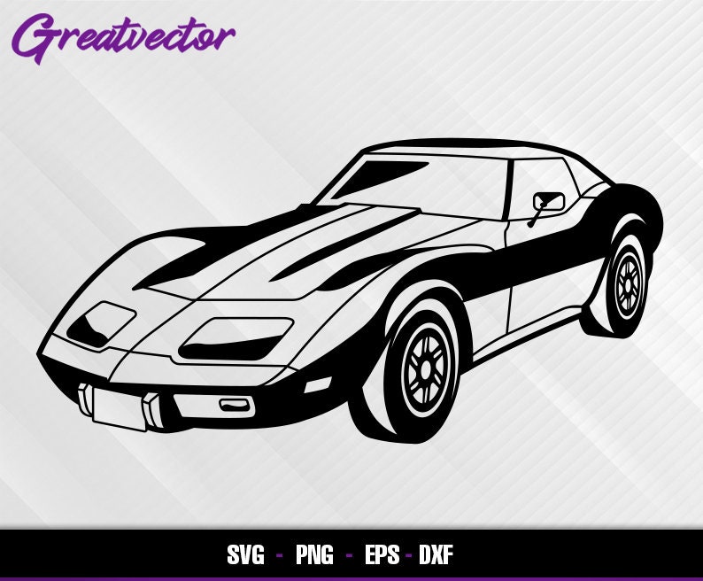 Corvette Stingray Clipart