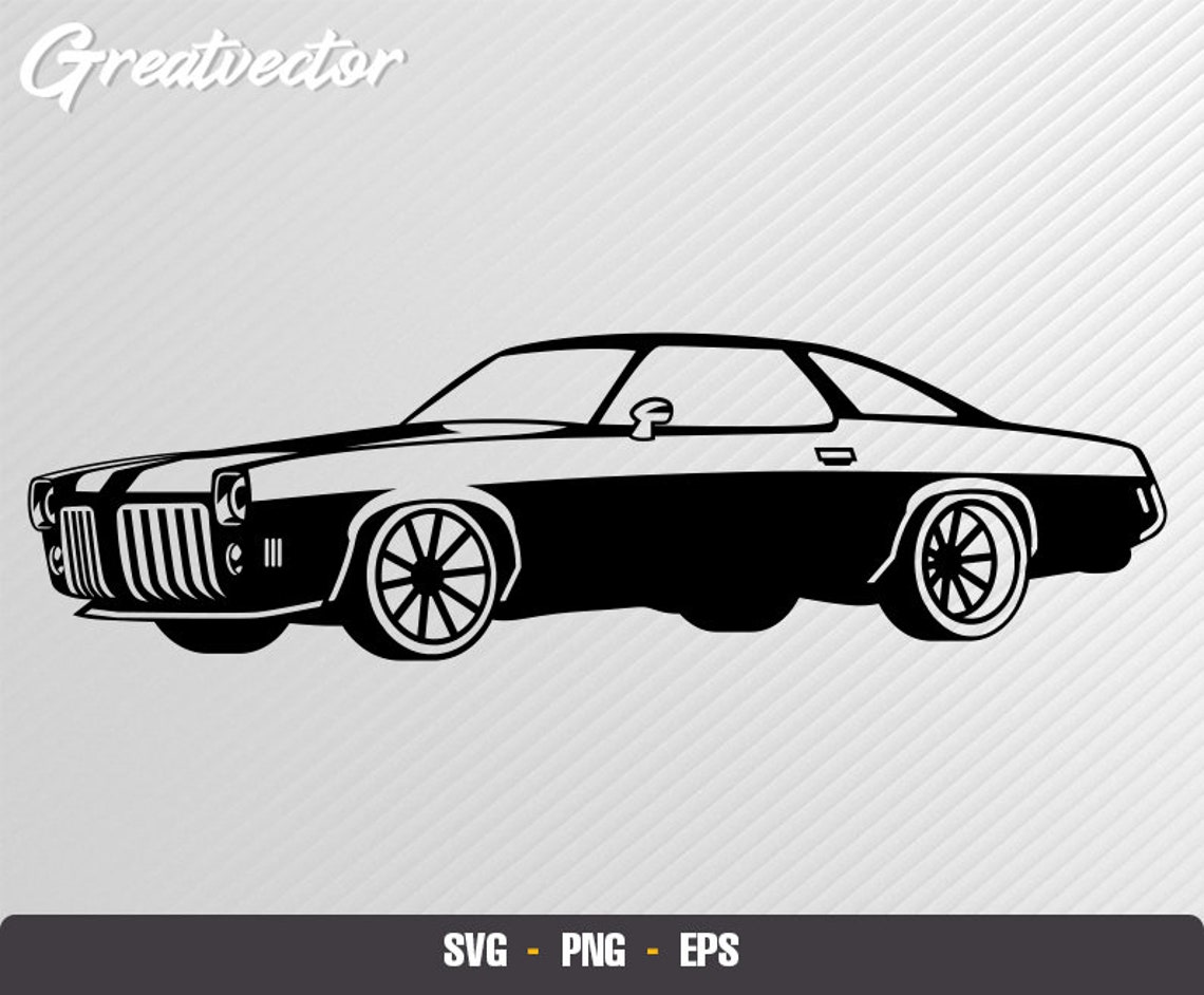 1973 Oldsmobile Cutlassl EPS - SVG - PNG - Dxf L Vector Art - Etsy