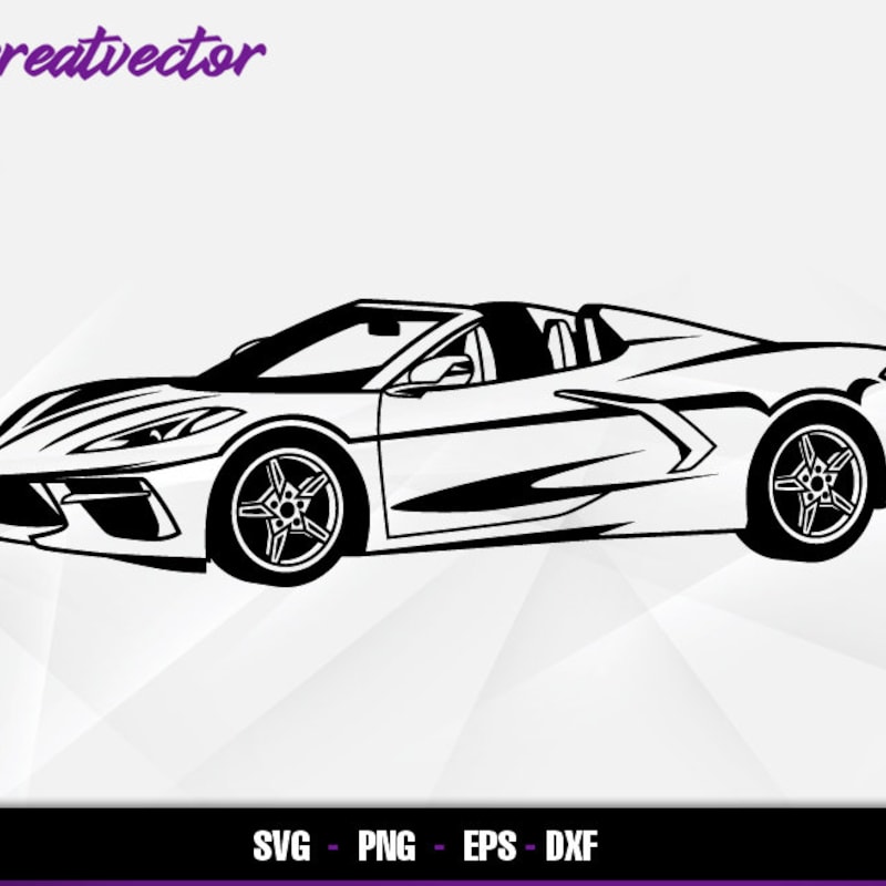 Corvette Svg - Etsy