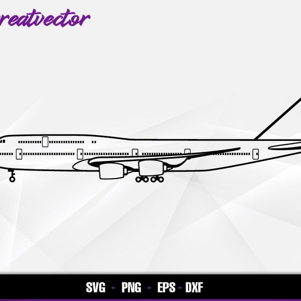 747 Svg - Etsy