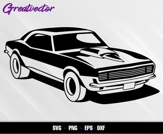 1968 Camaro Ss L EPS SVG PNG Dxf L Vector Art - Etsy Finland