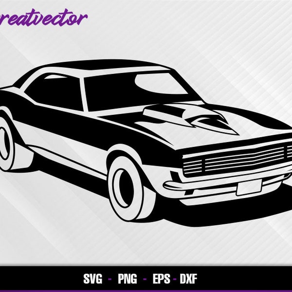 1968 Camaro Ss Svg - Etsy
