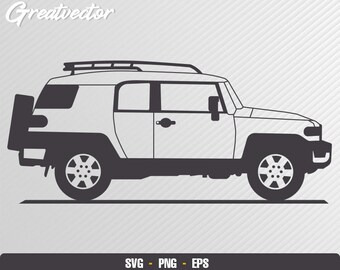Fj Cruiser Clipart - Etsy Australia