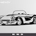 Corvette C1 1962 EPS SVG PNG Vector File | Etsy