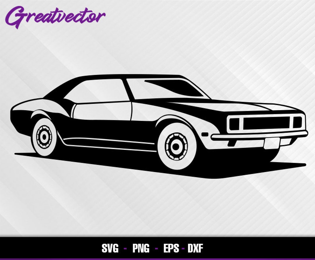 Camaro 1969 Coupe L EPS - SVG - PNG - Dxf L Vector Art - Etsy