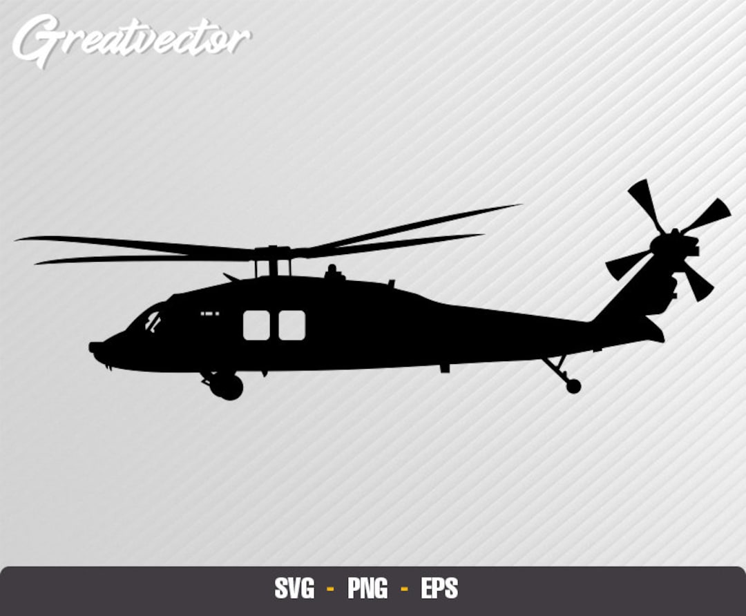 Uh-60l Black Hawk SVG EPS PNG - Etsy