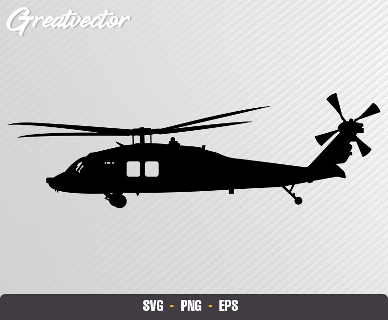 Uh-60l Black Hawk SVG EPS PNG - Etsy Finland