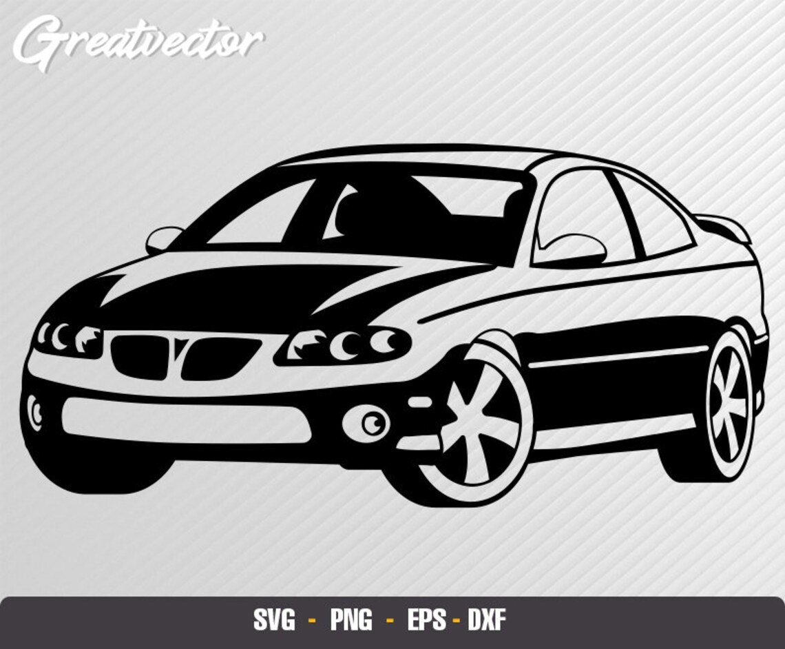 Pontiac Gto 2004 L EPS - SVG - PNG - Dxf L Vector Art - Etsy