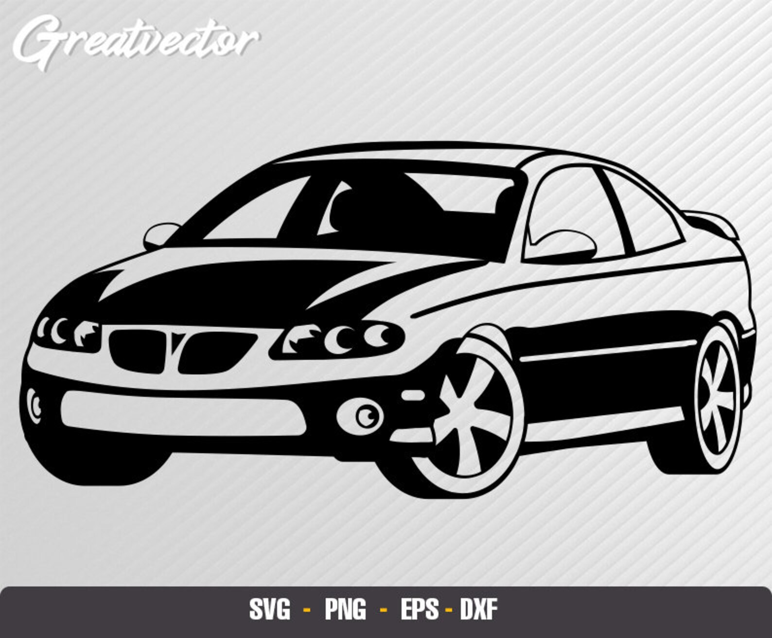 Pontiac Gto 2004 L EPS - SVG - PNG - Dxf L Vector Art - Etsy