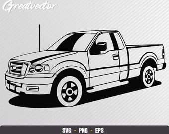 F450 2023 Pickup Car Vector Car Digital Car Svg F150 Svg Eps Png ...