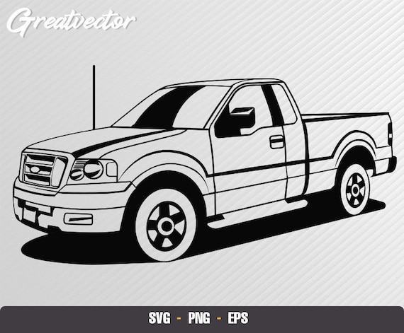 Ford Raptor Line Drawing