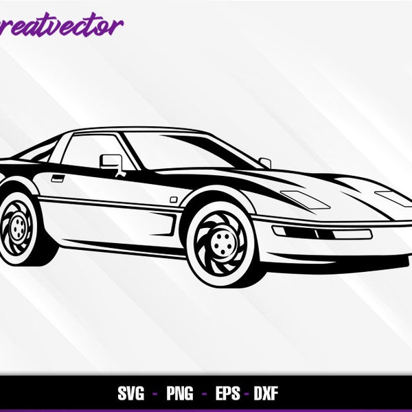 Corvette Svg - Etsy