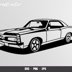 1967 Gto L SVG - EPS - PNG L Vector Art - Etsy