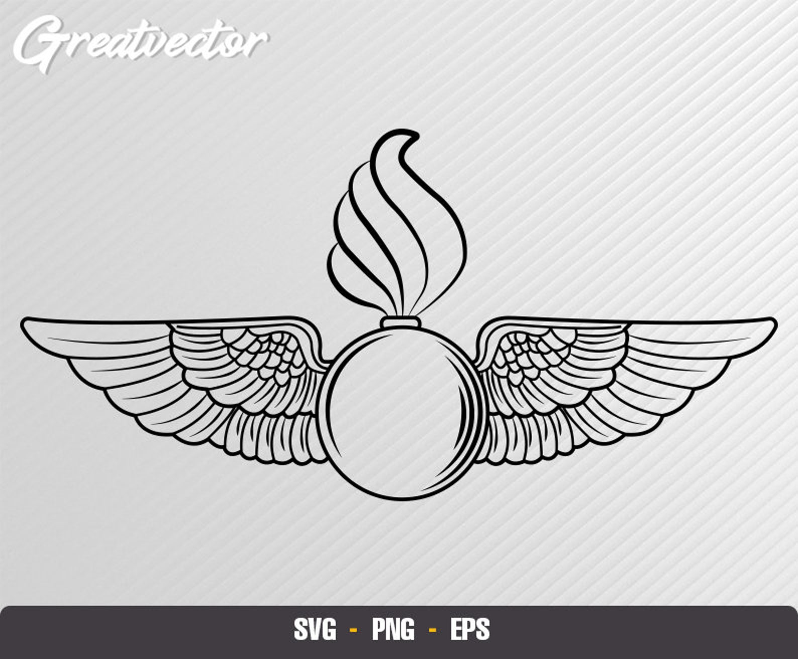 Aviation Ordnance Insignia EPS SVG PNG Vector File | Etsy