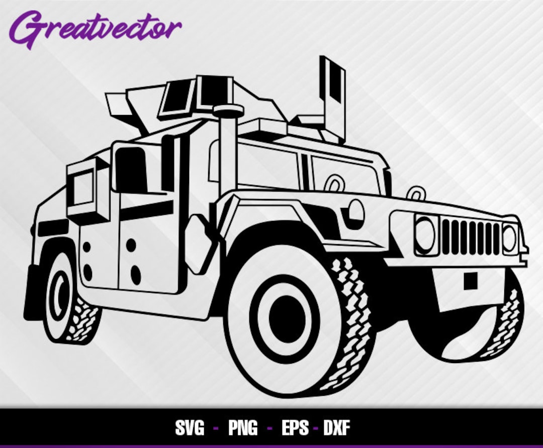 Hmmwv Humvee M1046 L EPS - SVG - PNG - Dxf L Vector Art - Etsy