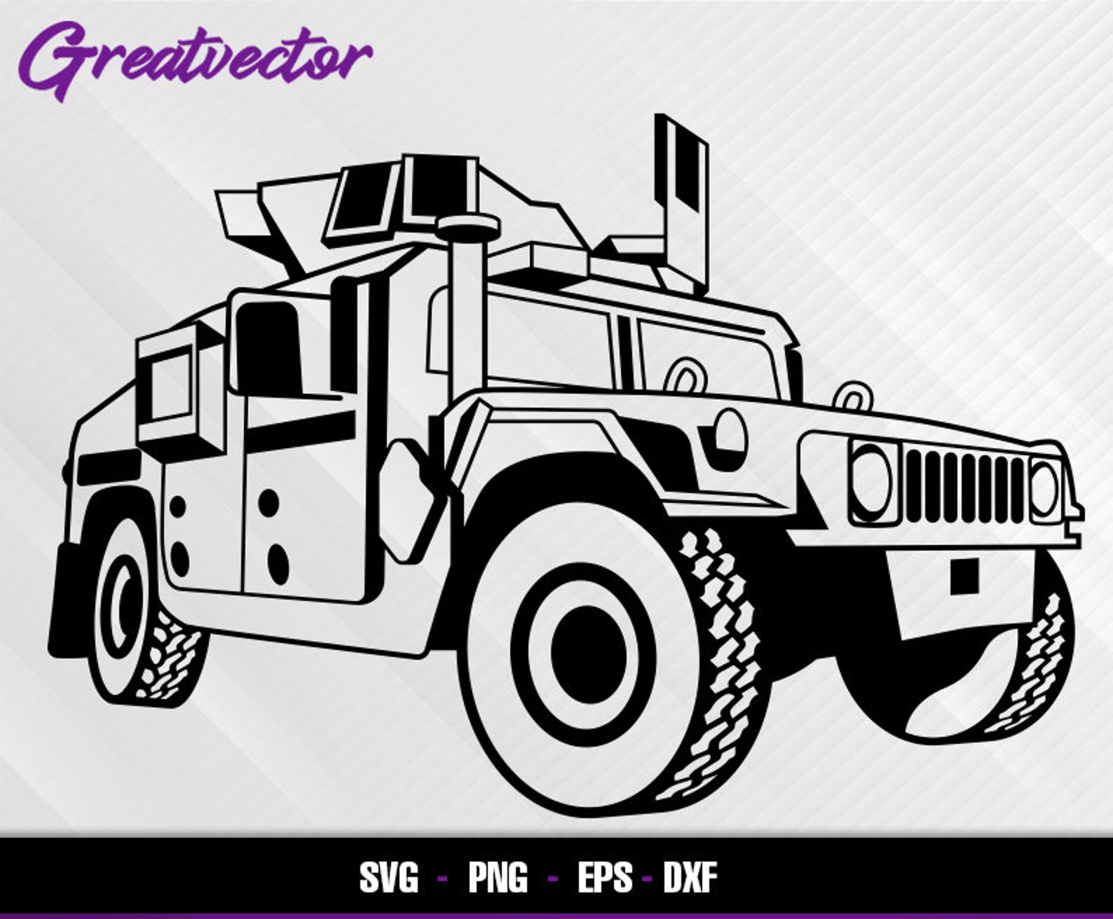 Hmmwv Humvee M1046 L EPS SVG PNG Dxf L Vector Art - Etsy