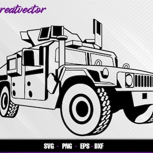 Hmmwv Humvee M1046 L EPS - SVG - PNG - Dxf L Vector Art - Etsy