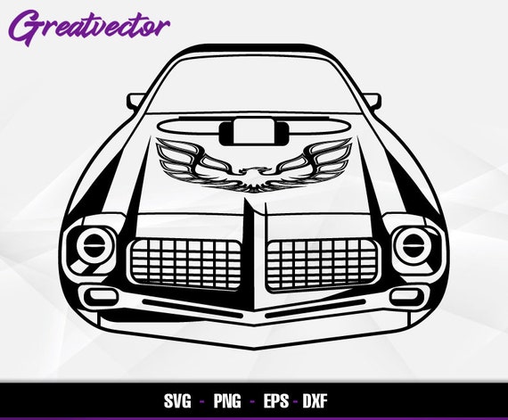 1973 Pontiac Firebird Trans Am L EPS SVG PNG Dxf L - Etsy Australia