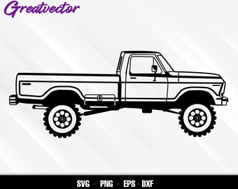 1979 Pickup F100 L EPS SVG PNG Dxf L Vector Art | Etsy