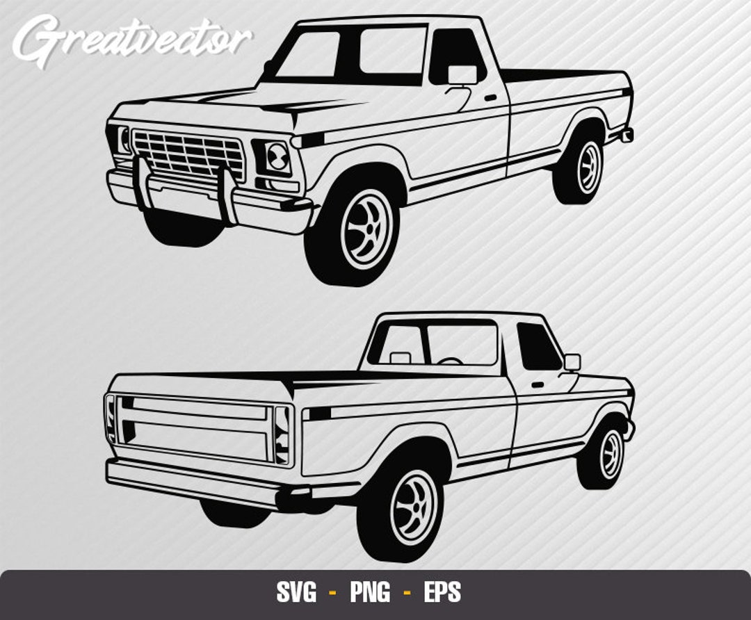 Ford Pickup Truck Drawing