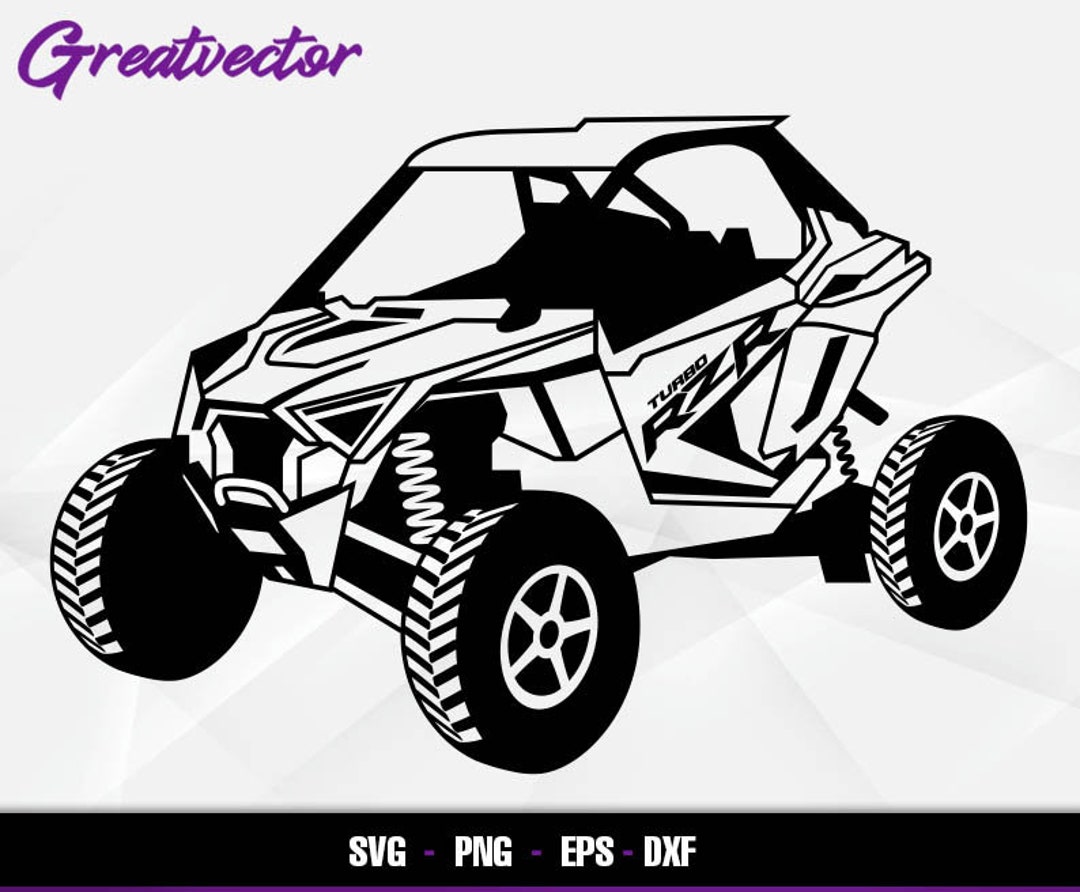 Rzr Turbo R Utimate Onyx Black L EPS - SVG - PNG - Dxf L Vector Art - Etsy
