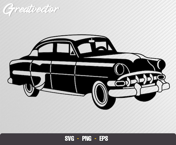 Bel Air 1954 EPS SVG PNG Vector File | Etsy