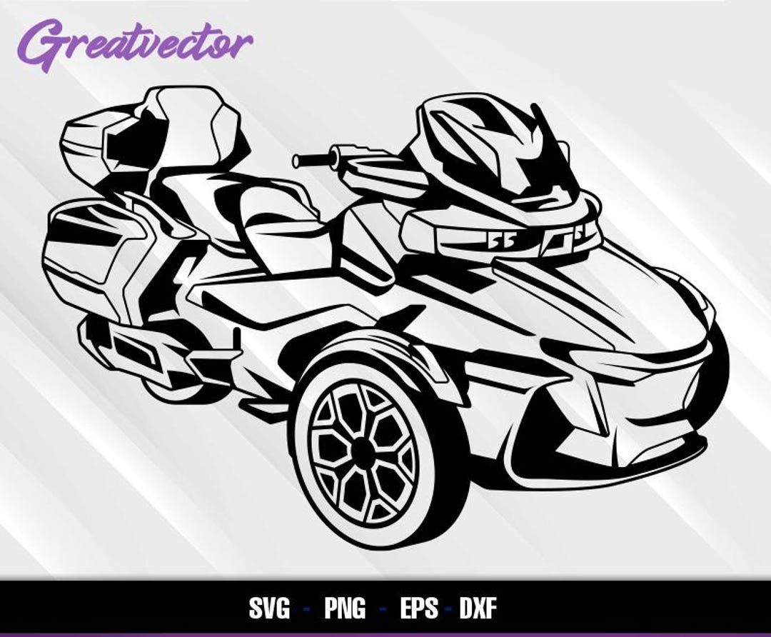 2024 Spyder Rt L EPS - SVG - PNG - Dxf L Vector Art - Etsy