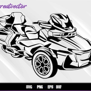 2024 Spyder Rt L EPS - SVG - PNG - Dxf L Vector Art - Etsy Canada