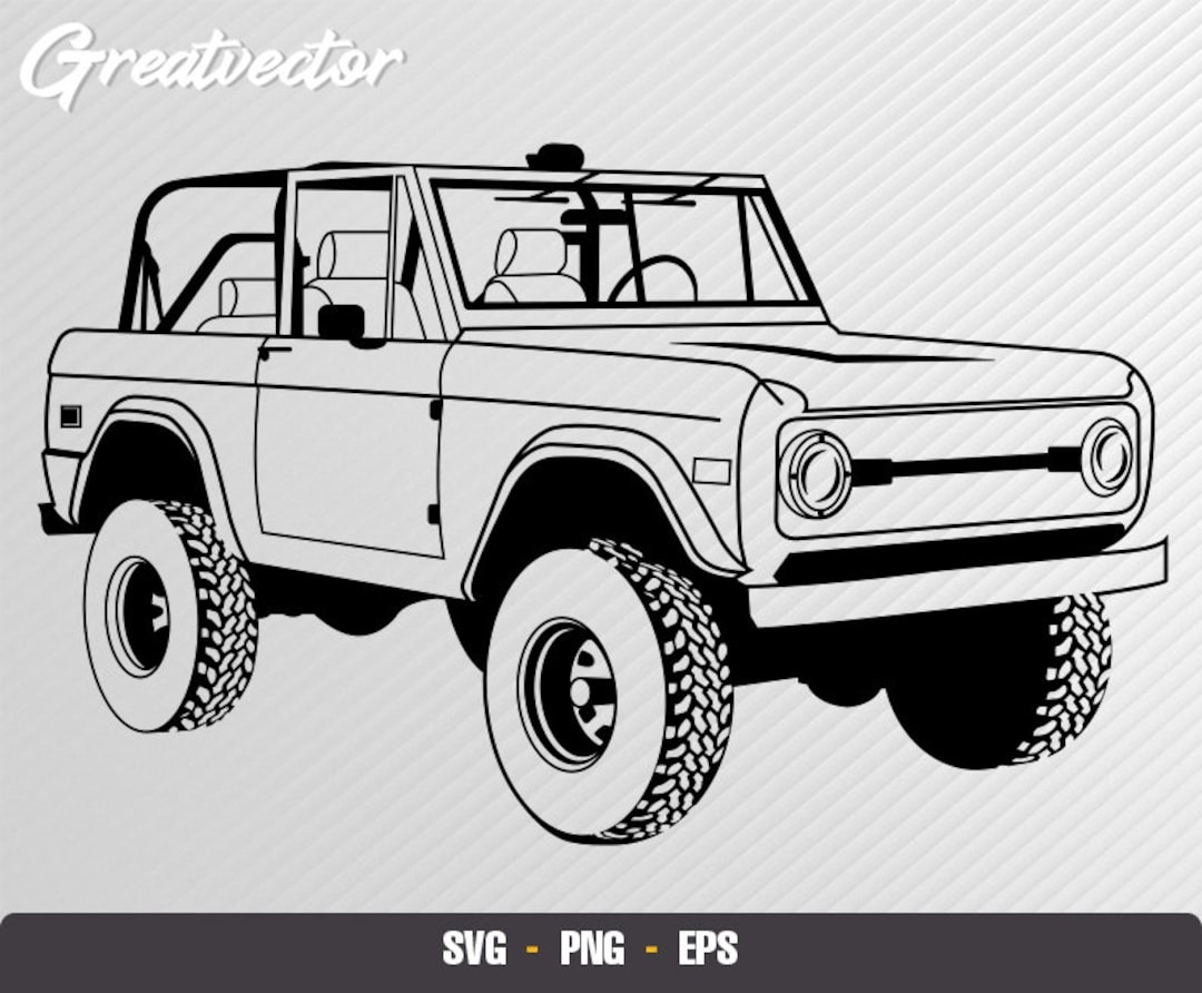 Classic Bronco | 1966 – 1977 L EPS - SVG - PNG - Etsy