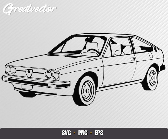 Alfa Alfasud EPS SVG EPS - Etsy