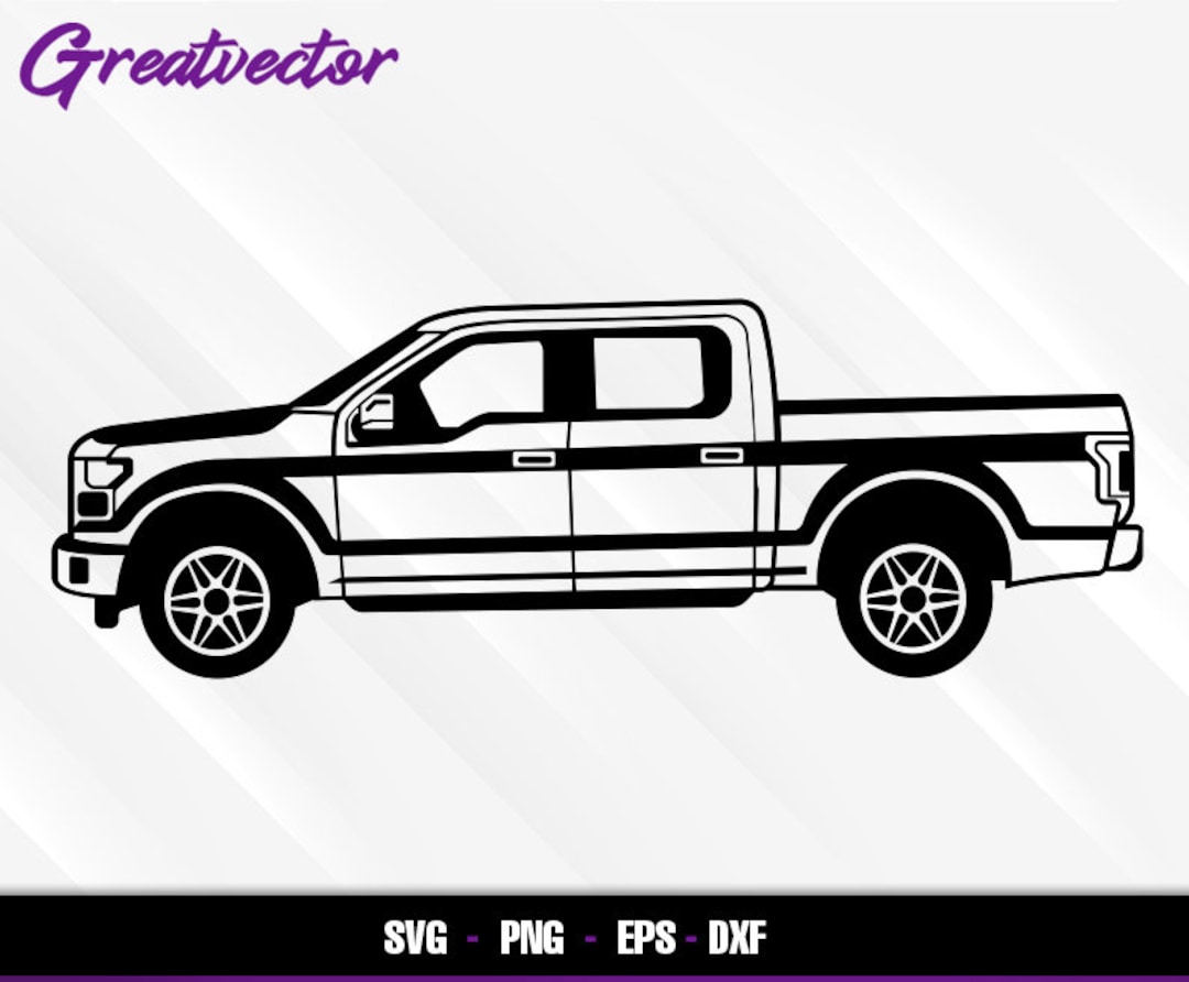 F 150 2017-2019 Super Crew Cab L EPS - SVG - PNG - Dxf L Vector Art - Etsy