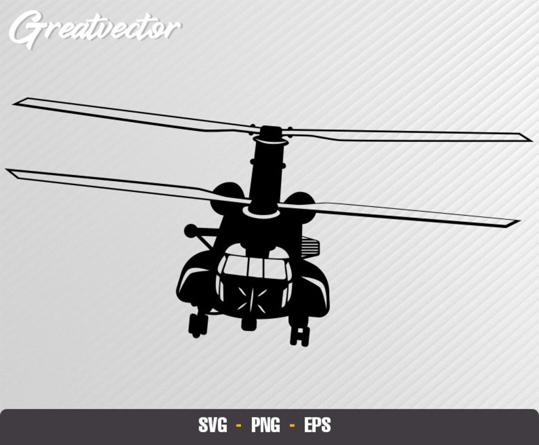 Boeing Ch-47 Chinook - EPS - SVG - PNG - Vector File - Etsy