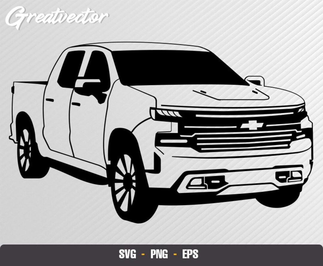 Silverado 2016 Vector File L EPS - SVG - PNG - Dxf L Vector Art - Etsy