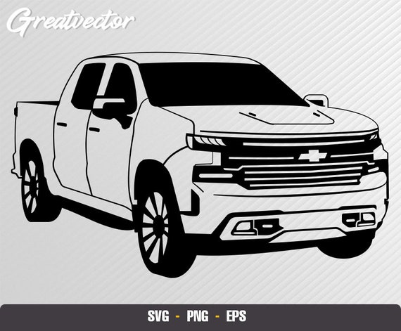 Silverado 2016 Vector File L EPS SVG PNG Dxf L Vector - Etsy
