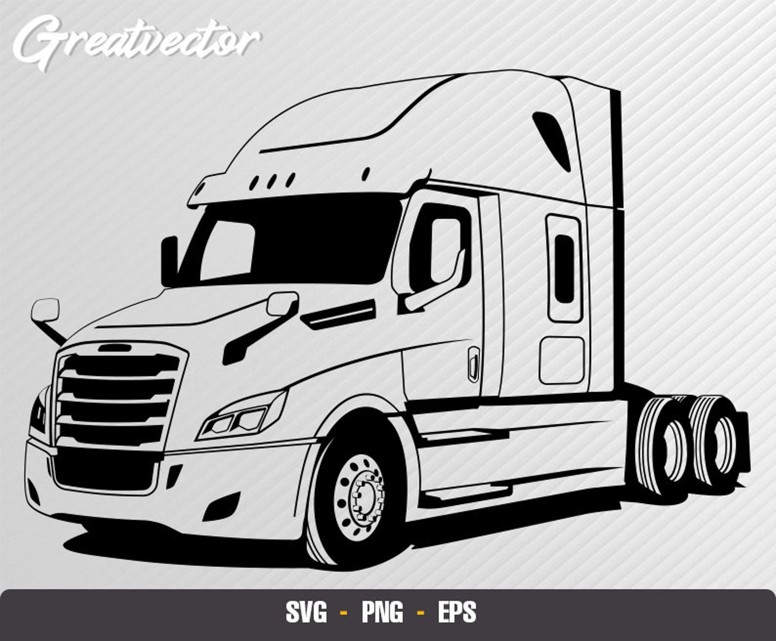 Freightliner Cascadia 2019 SVG PNG EPS Dxf Vector Art | Etsy