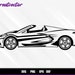 C8 Corvette Convertible Side L EPS - SVG - PNG - Dxf L Vector Art - Etsy