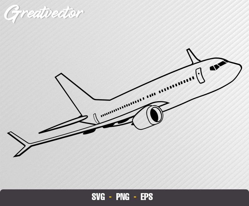 737 Max EPS SVG PNG Vector File - Etsy New Zealand