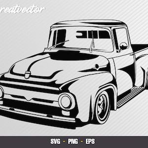 F 1956 Vector EPS - SVG - PNG - Dxf Vector Art - Etsy