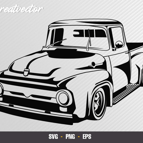 F 1956 Vector EPS SVG PNG Dxf Vector Art - Etsy
