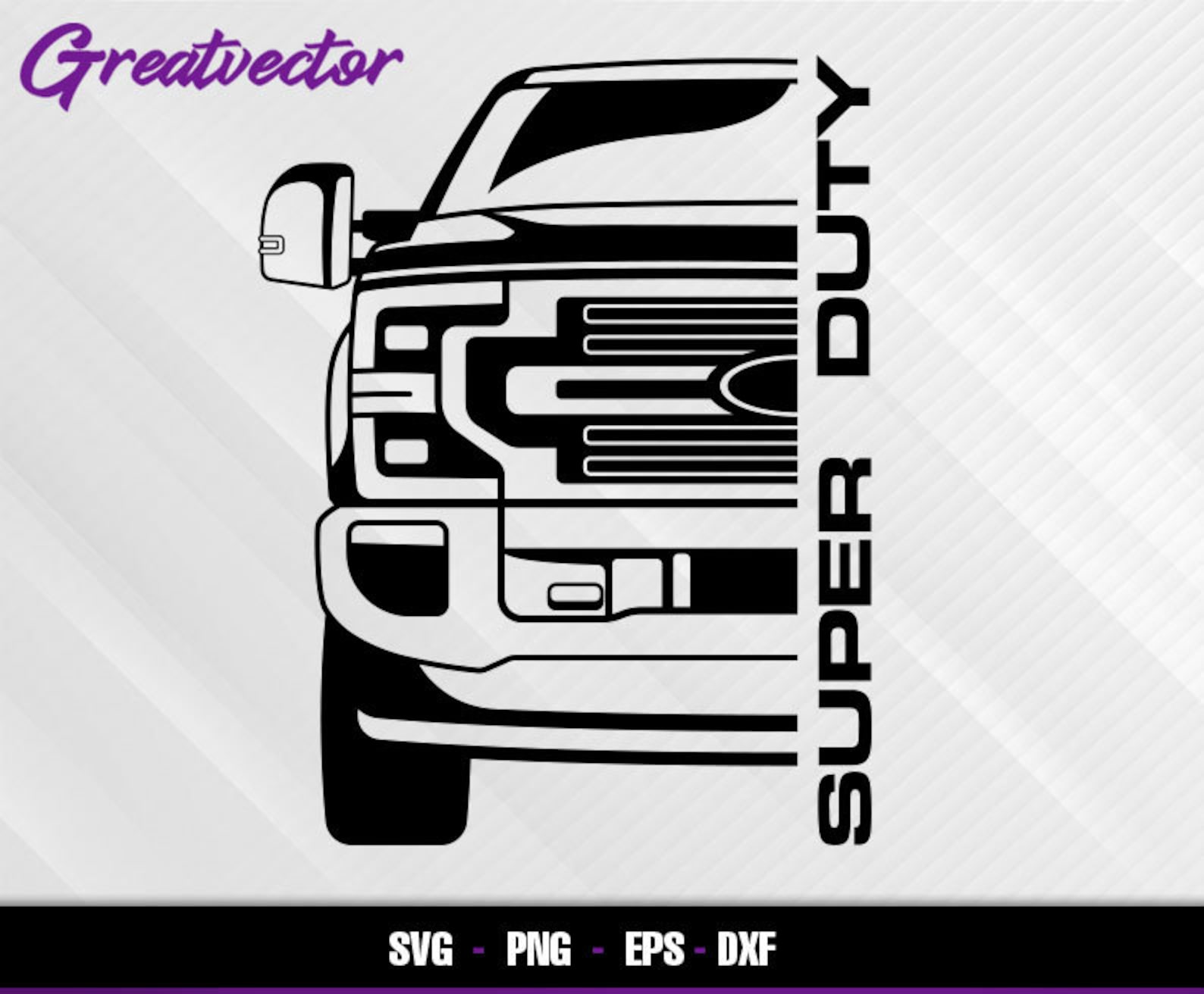 F Super Duty L EPS SVG PNG Dxf L Vector Art - Etsy