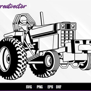 Pulling Truck - SVG EPS DXF Png - Etsy