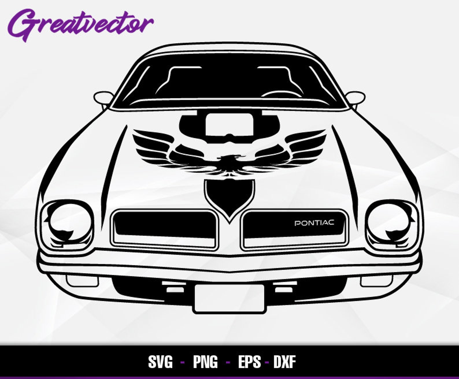 1974 Pontiac Firebird Trans Am L EPS SVG PNG Dxf L - Etsy