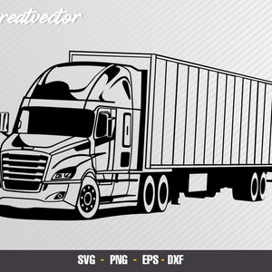 Freightliner Cascadia Vector - Etsy Canada