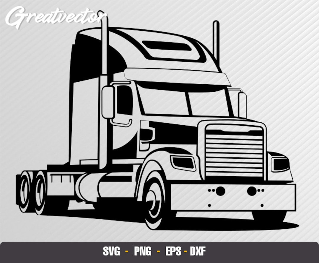 Freightliner Coronado L EPS - SVG - PNG - Dxf L Vector Art - Etsy