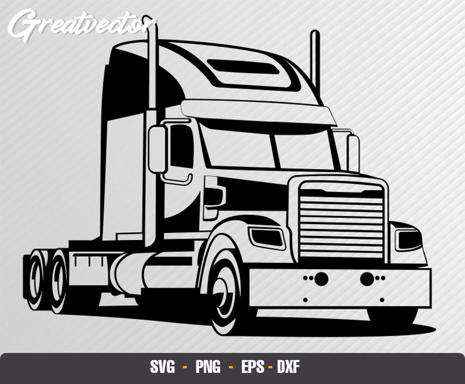 Freightliner coronado l EPS SVG PNG Dxf l Vector Art | Etsy