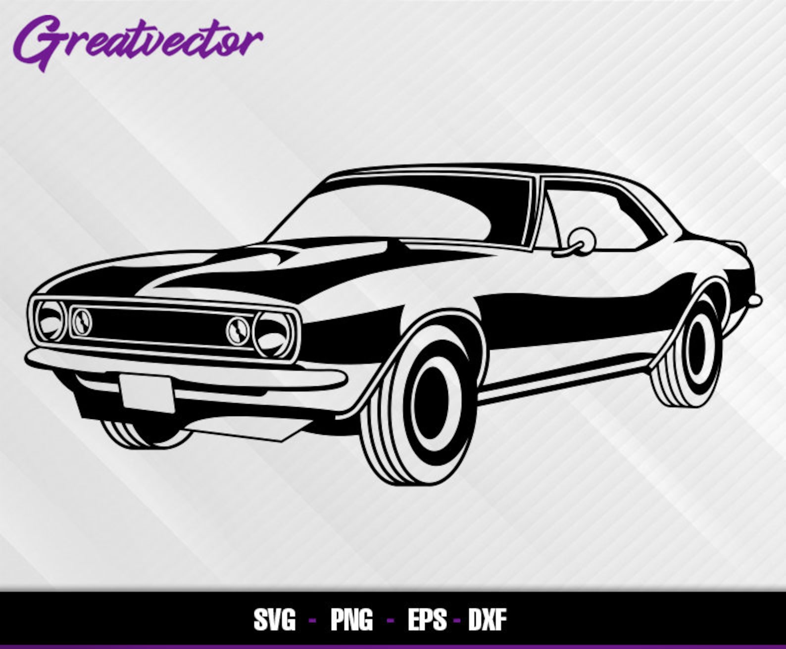 Camaro 1967 L EPS SVG PNG Dxf L Vector Art - Etsy